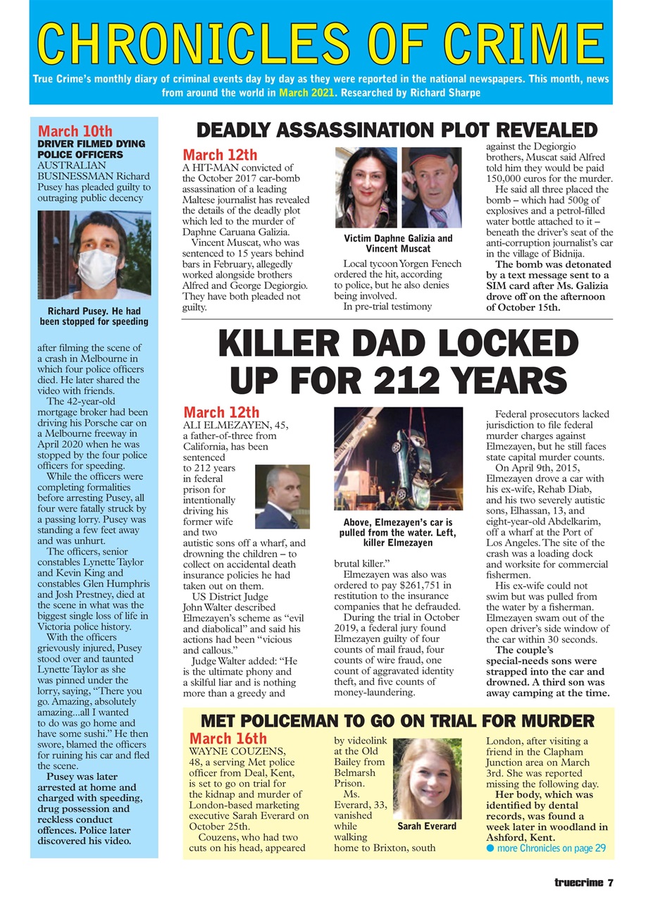 True Crime Magazine - True Crime May 2021 Back Issue
