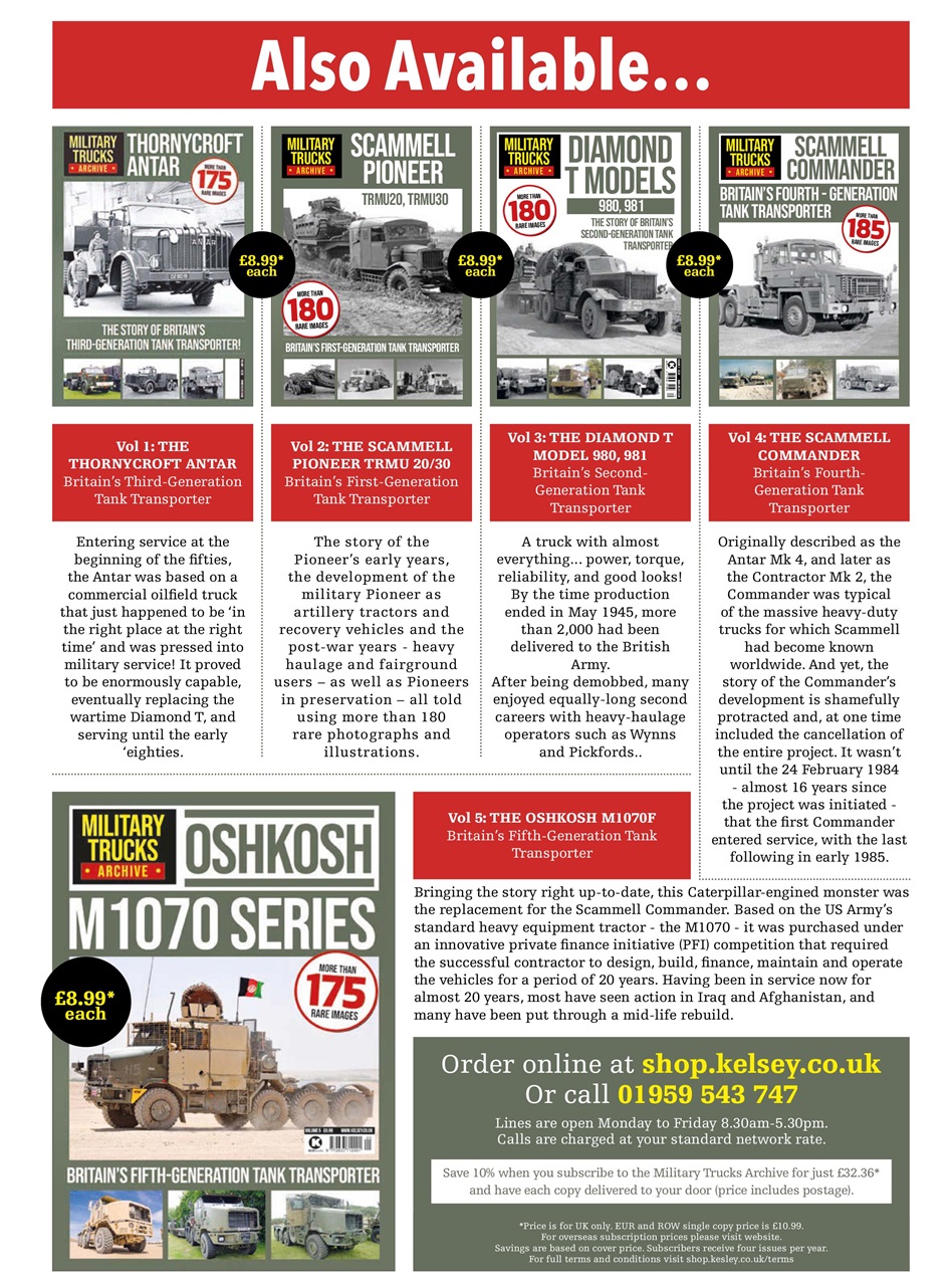 Military Vehicles Archive Magazine - AEC Military Vehicles Back Issue