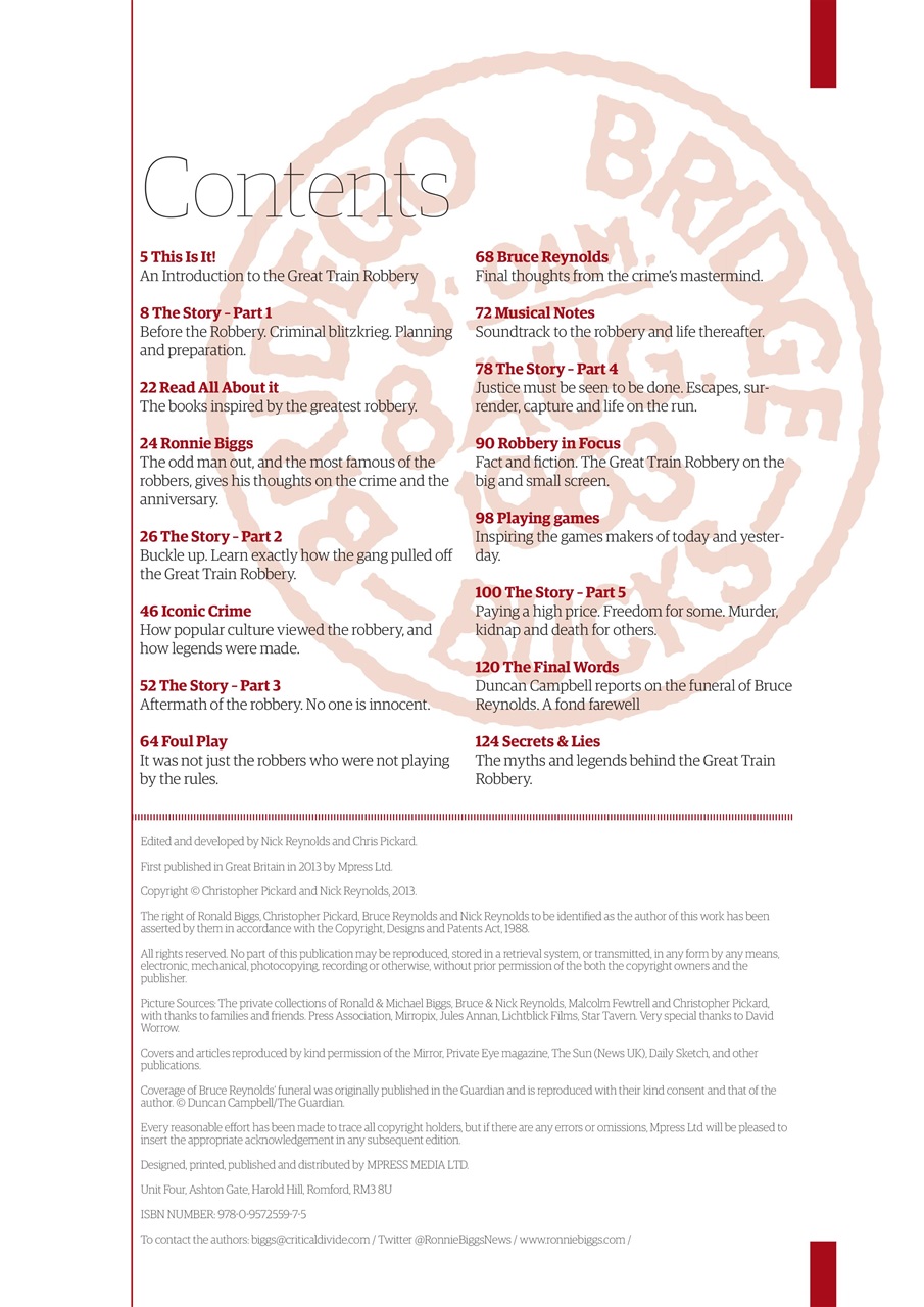 50th Anniversary of the Great Train Robbery Magazine Subscriptions and ...