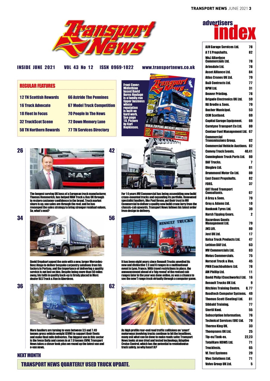 Transport News Magazine - June 2021 Back Issue