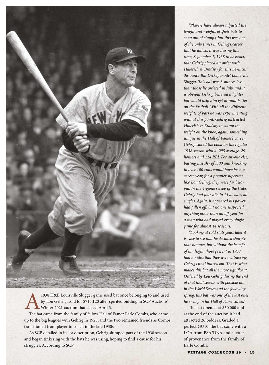 Beckett Vintage Collector Magazine - Jun/Jul 2021 Back Issue