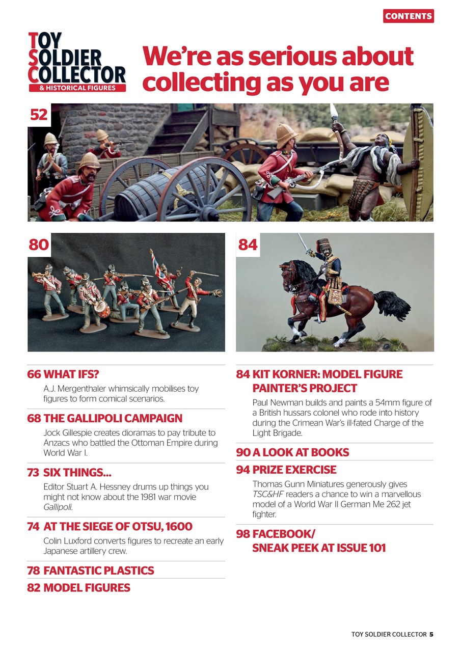 Toy Soldier Collector and Historical Figures Magazine - Issue 100 Back ...