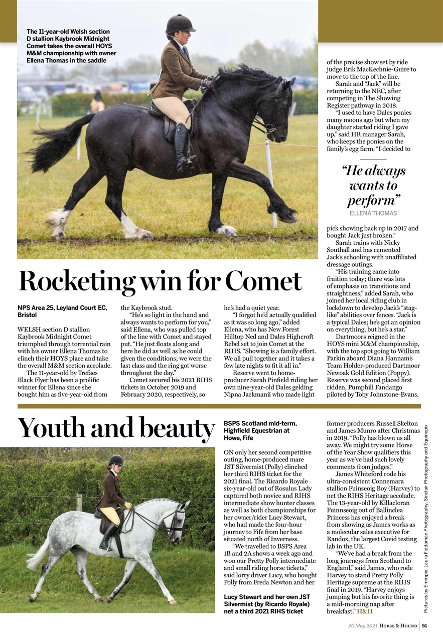 Horse & Hound Magazine - 20-May-2021 Back Issue