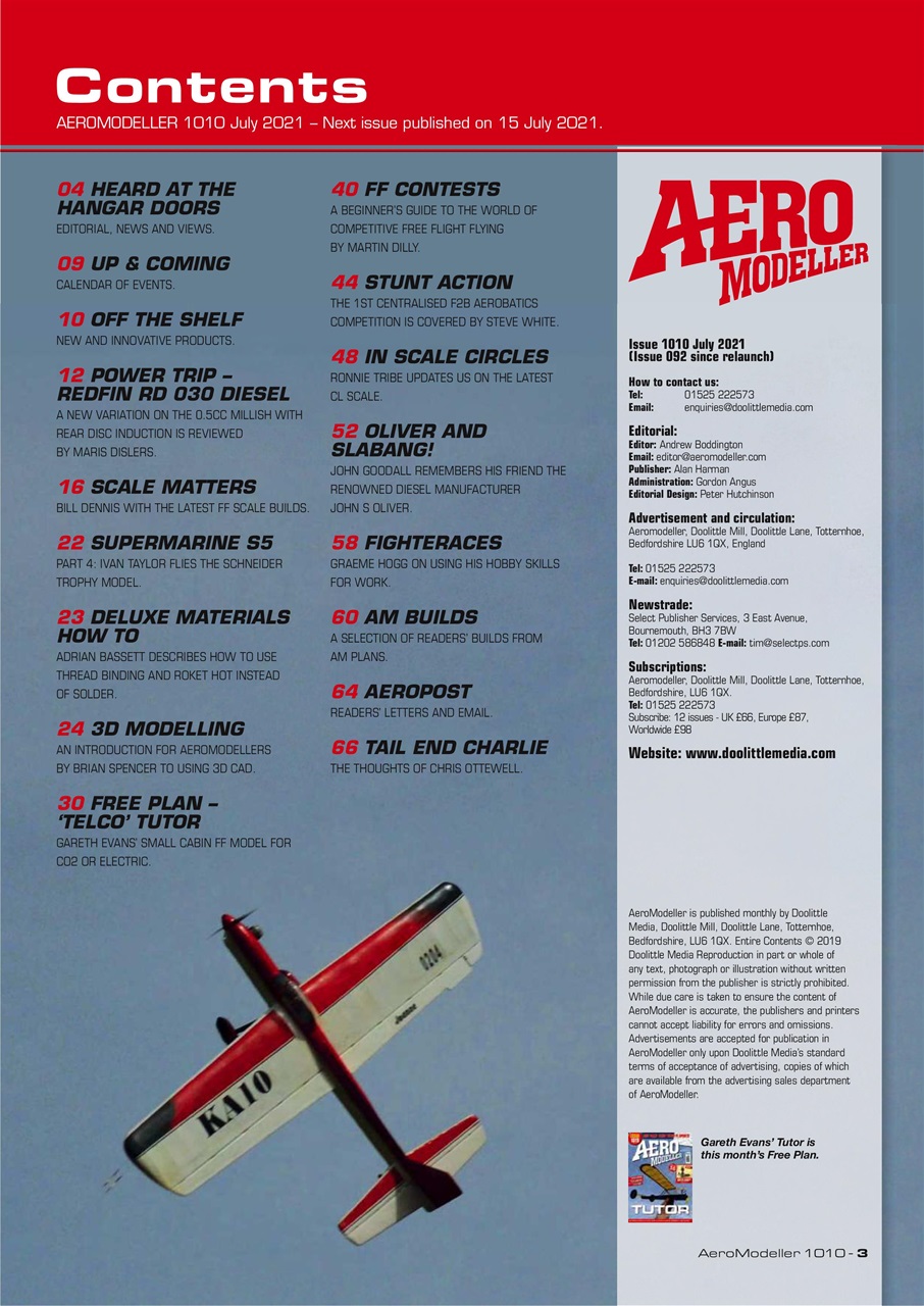 AeroModeller Magazine - Jul 21 Back Issue