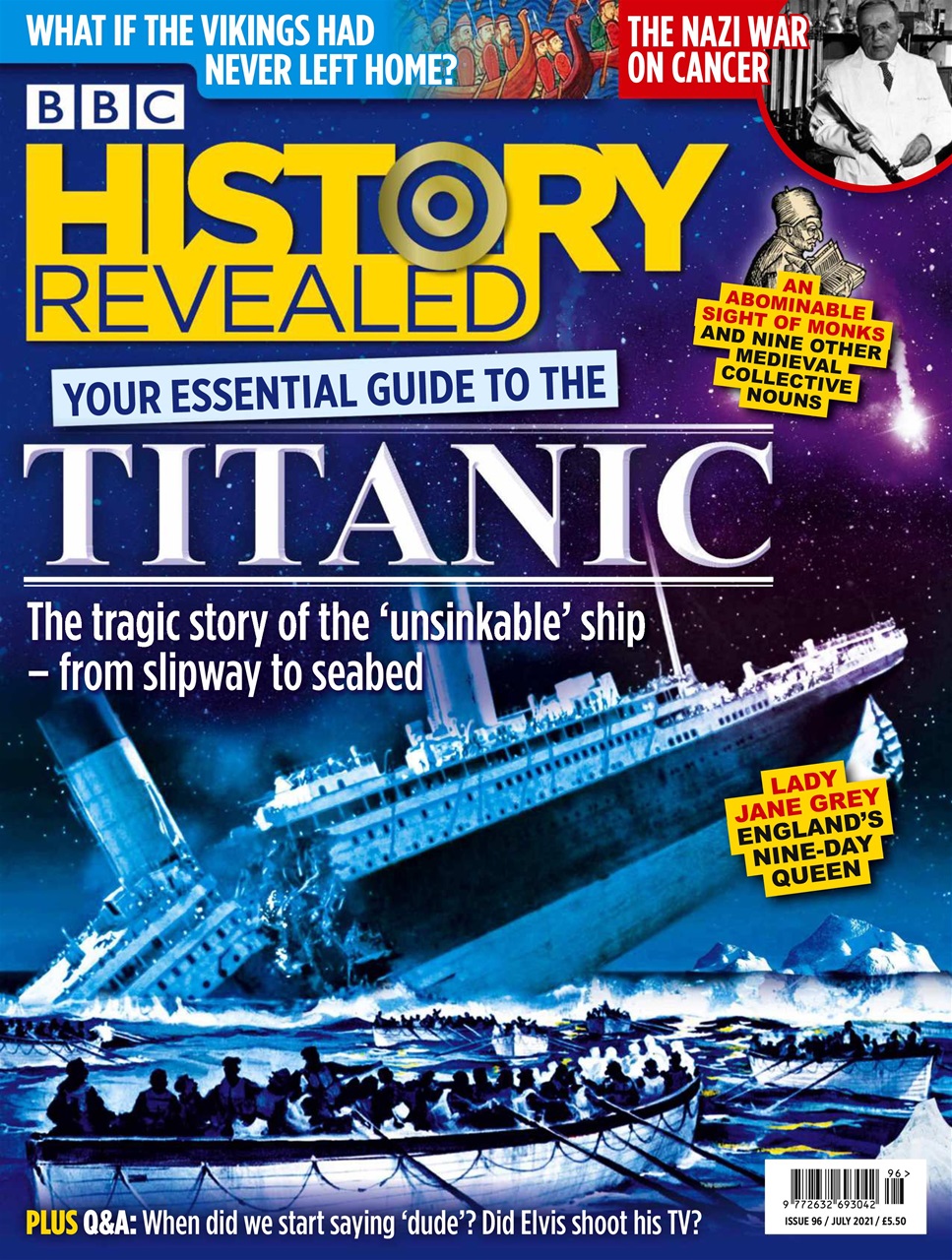 BBC History Revealed Magazine - July-21 Back Issue