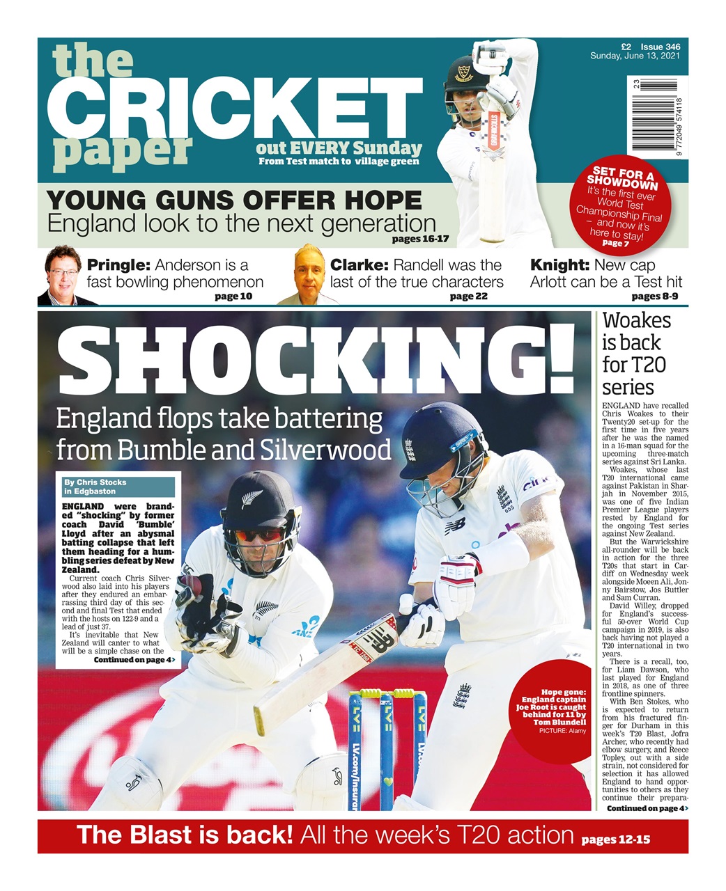 The Cricket Paper Magazine - 13th June 2021 Back Issue