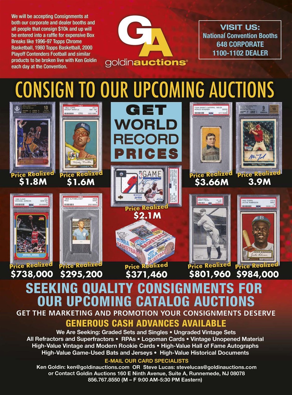 Beckett Vintage Collector Magazine - Aug/Sep 2021 Back Issue