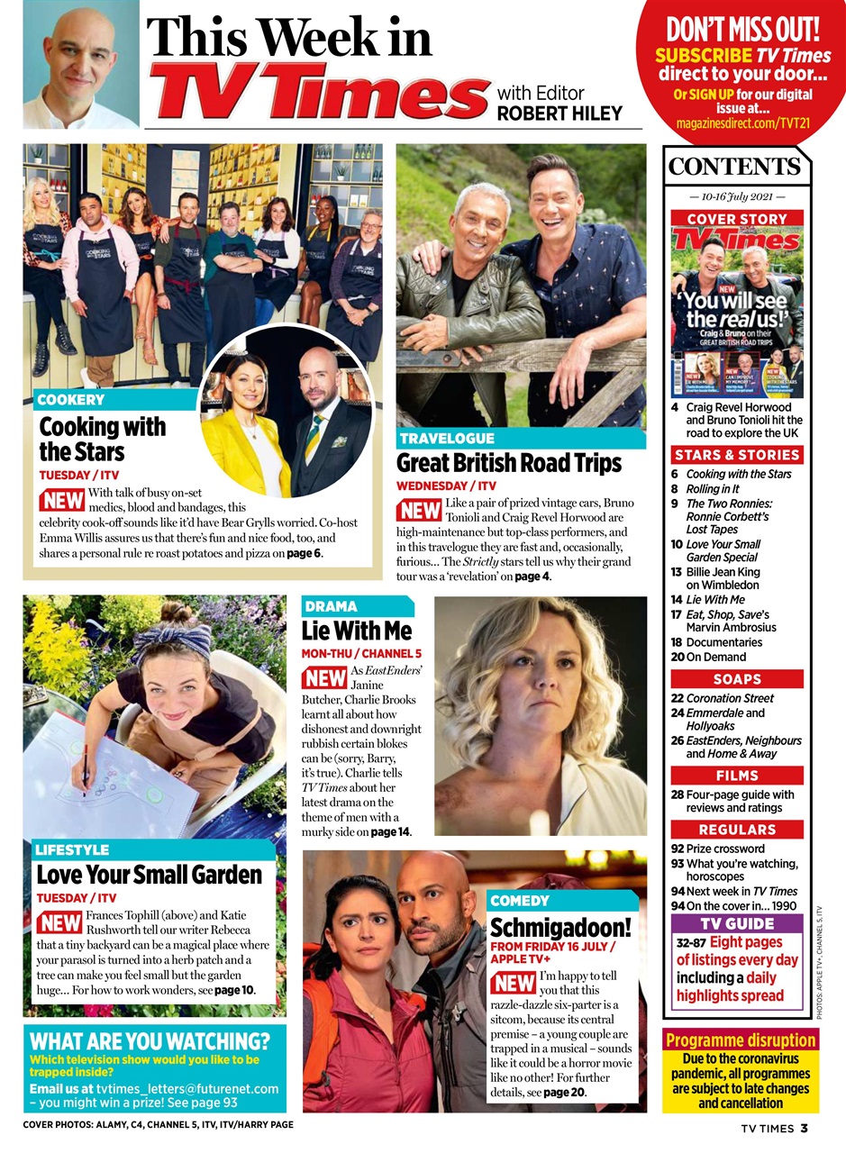 TV Times Magazine - 10-Jul-2021 Back Issue