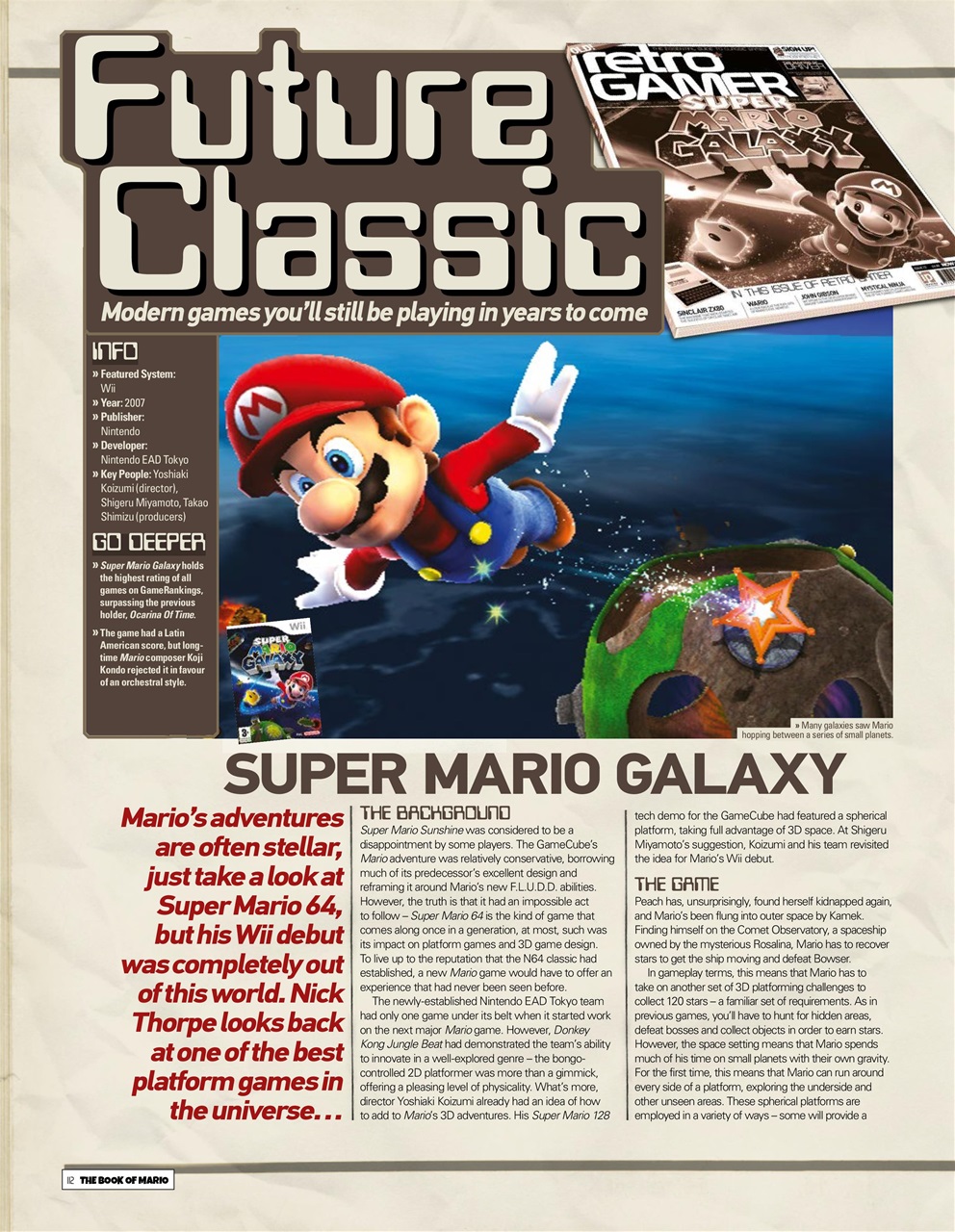 Gaming Bookazine - Retro Gamer Book of Mario 6th Ed Back Issue