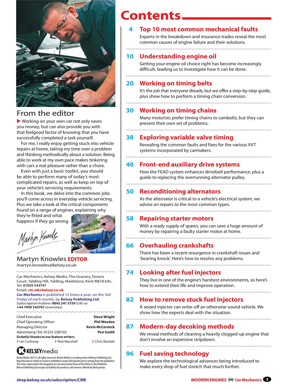 Car Mechanics Expert Magazine - Modern Engines Special Issue
