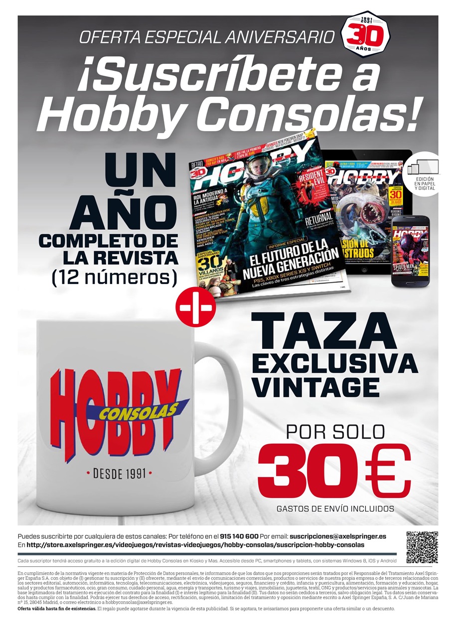 Hobby Consolas Magazine - Hobby Consolas 363 Back Issue
