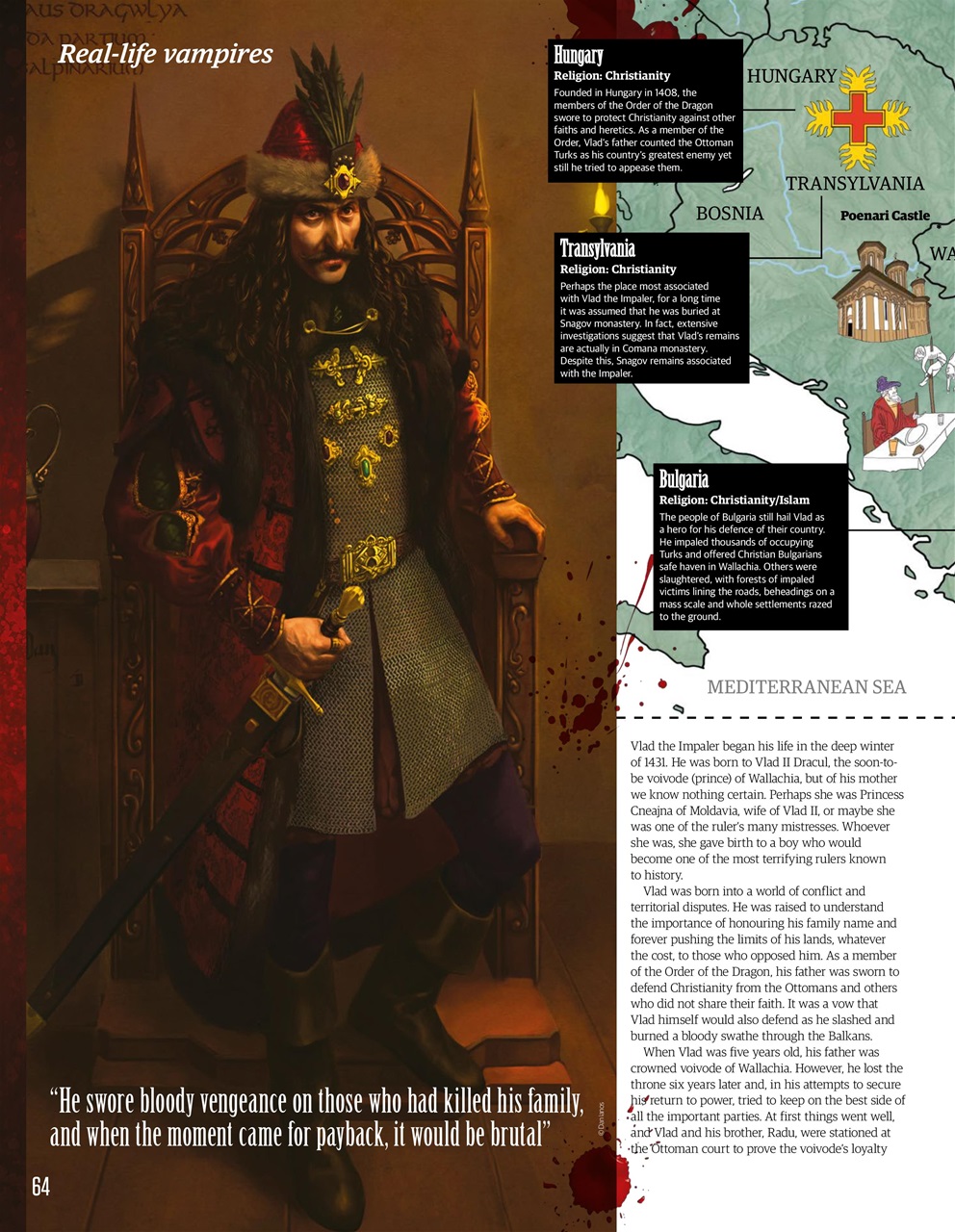 About History Bookazine - History of Vampires Third Edition Back Issue