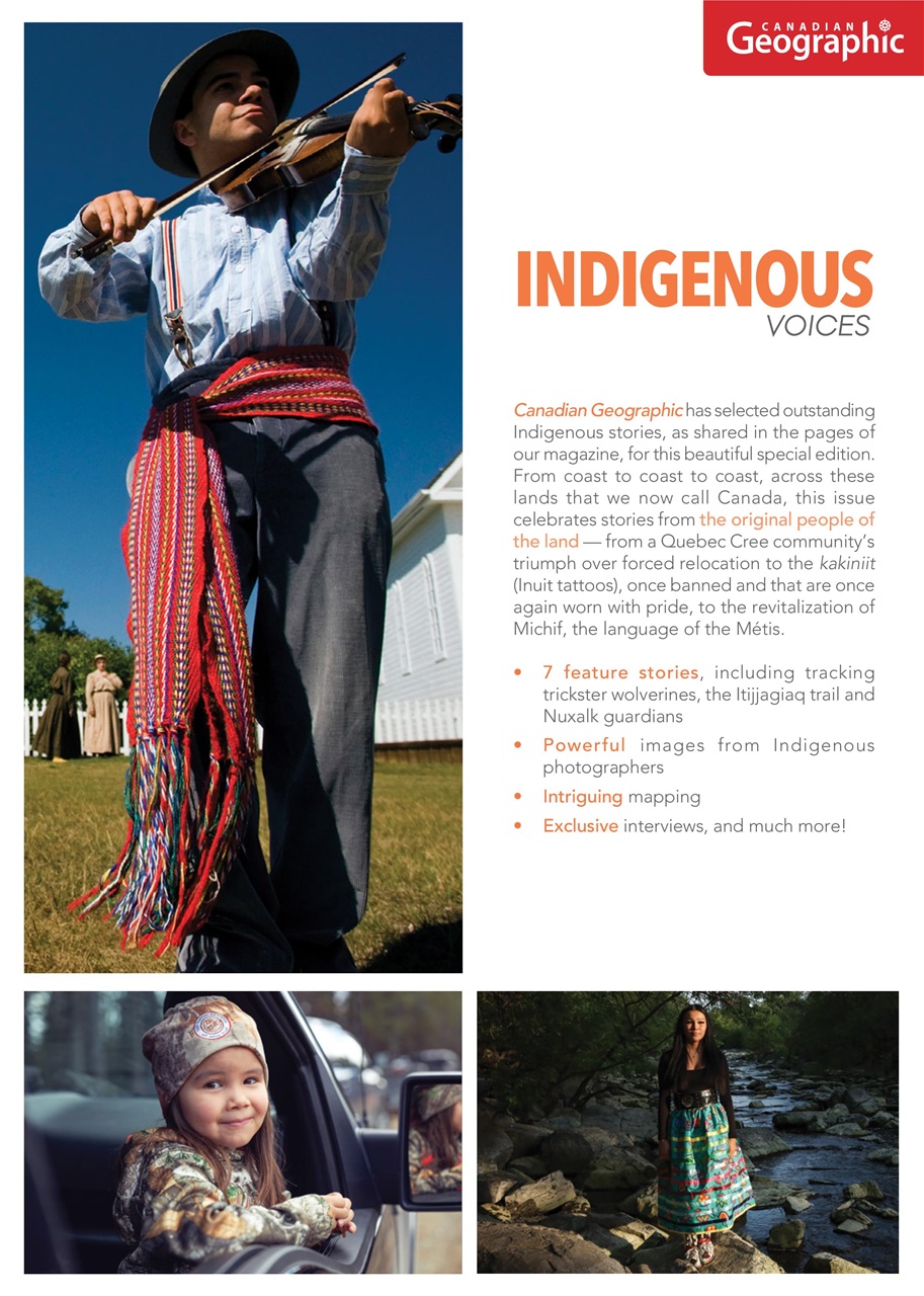 Canadian Geographic Magazine - Indigenous Voices Special Issue