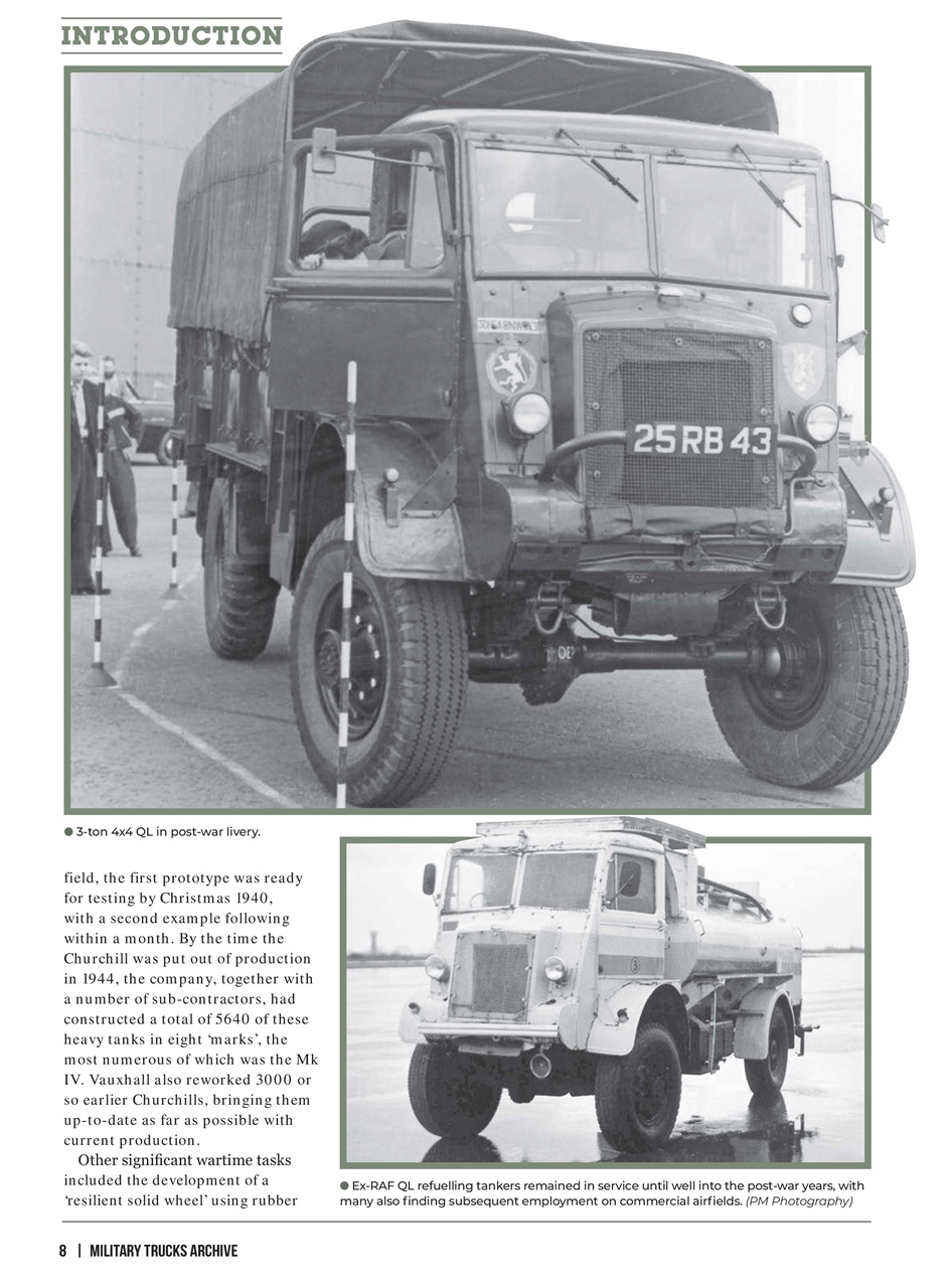 Military Vehicles Archive Magazine - Bedford Military Tks Back Issue