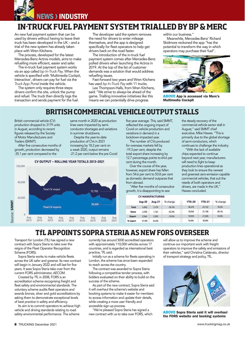 Trucking Magazine - Dec-21 Back Issue