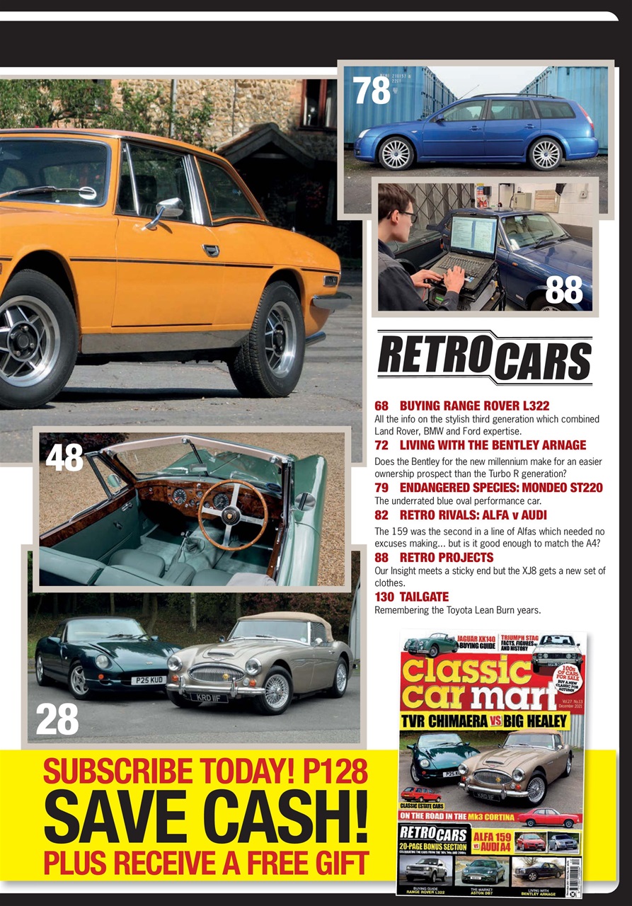 Classic Car Mart Magazine - Dec-21 Back Issue
