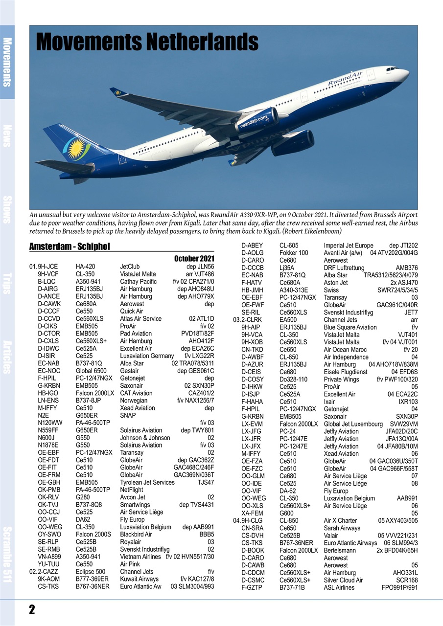 Scramble Magazine Subscriptions and 511 - December 2021 Issue