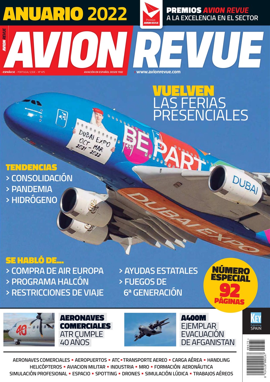 Avion Revue Internacional Magazine - Anuario 2022 Back Issue
