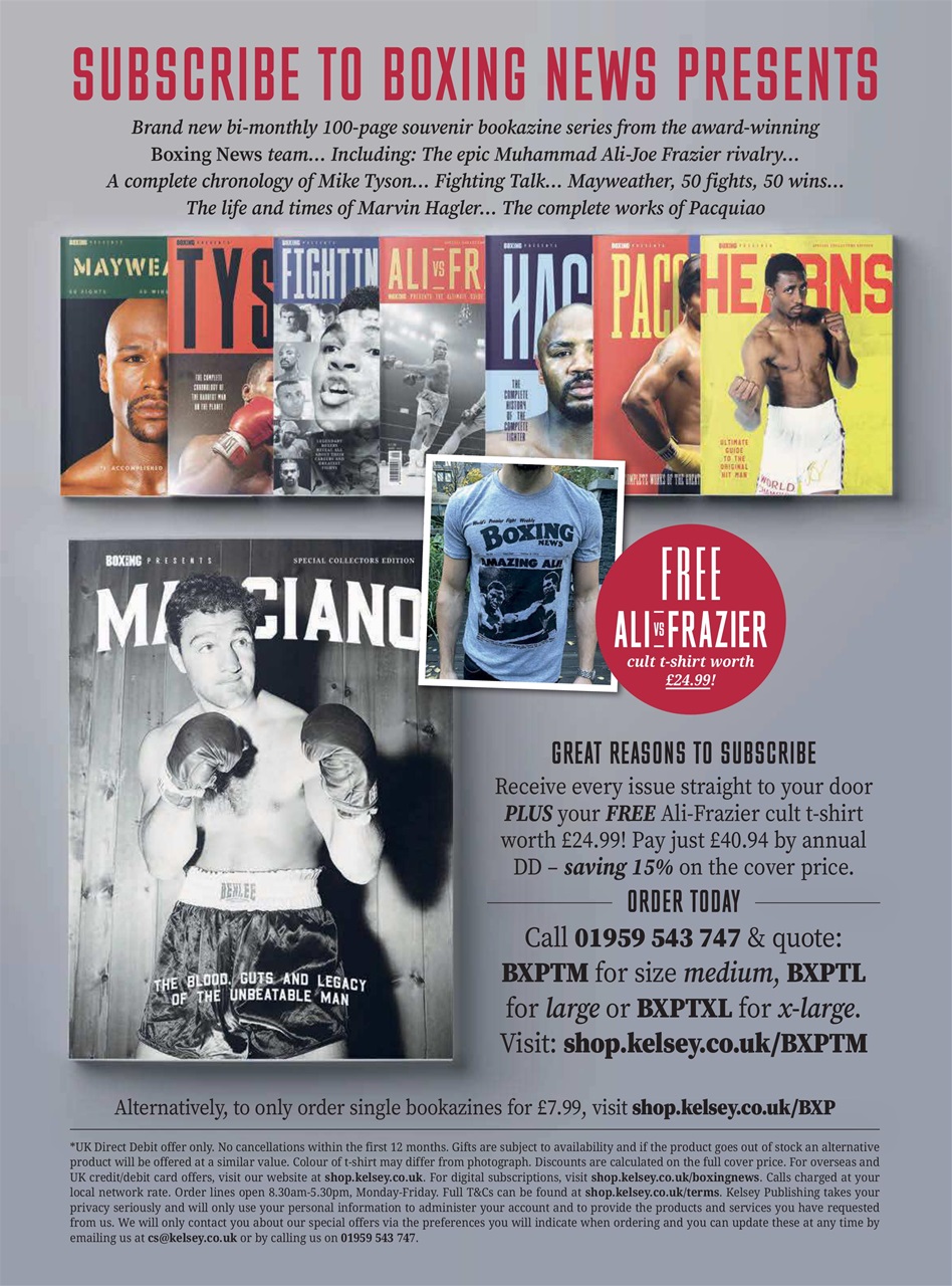 Boxing News Presents Magazine - Issue 9 Back Issue