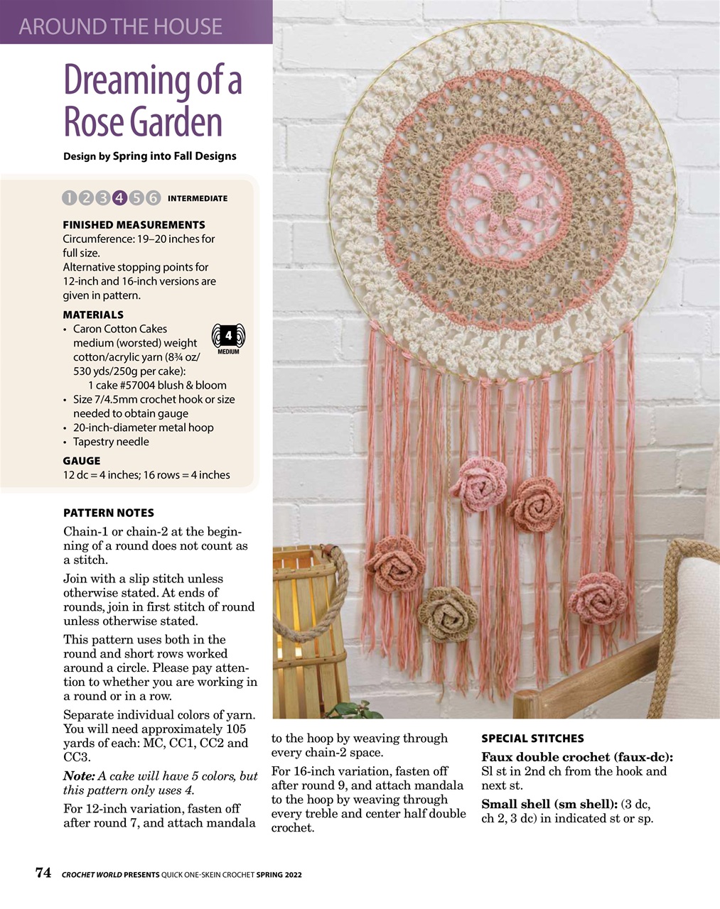 Crochet World Magazine - Quick One-Skein Crochet Spring 2022 Special Issue