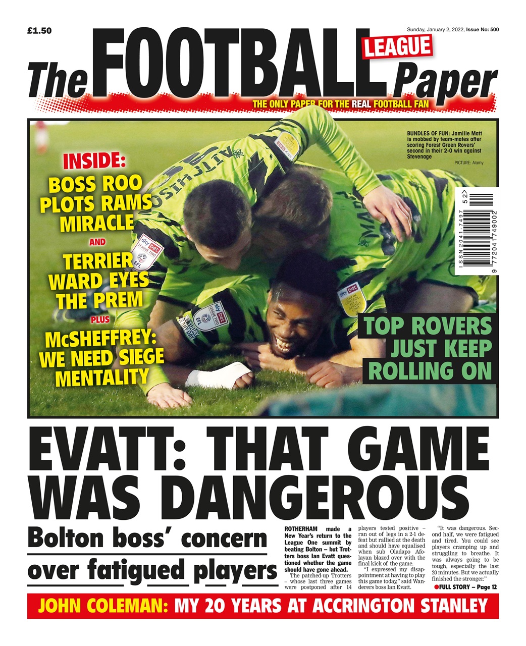 The Football League Paper Magazine - 2 Jan 2022 Edición anterior