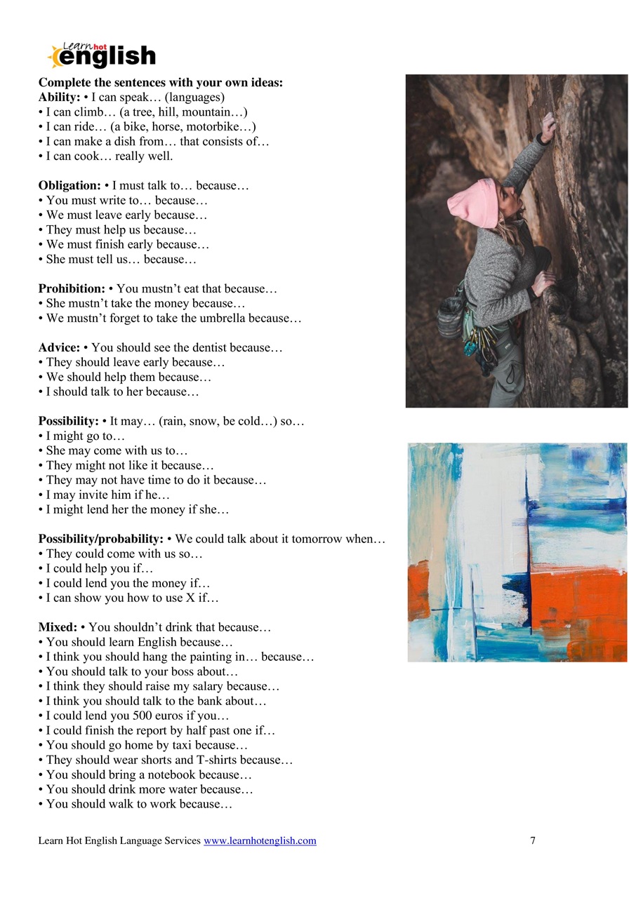 Learn Hot English Magazine - Grammar Drills Special Issue