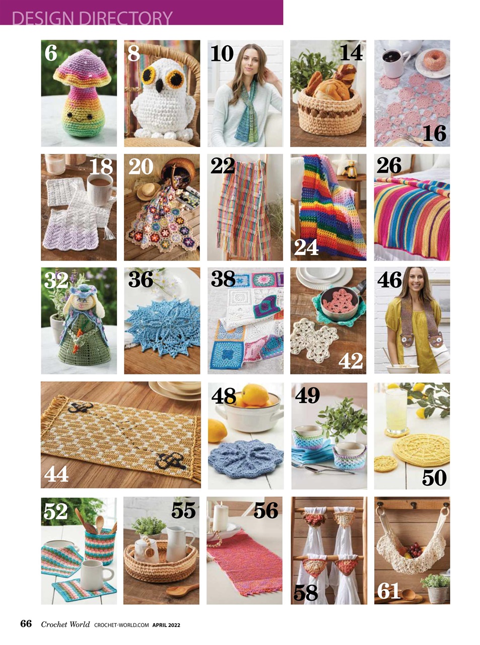 Crochet World Magazine - April 2022 Back Issue