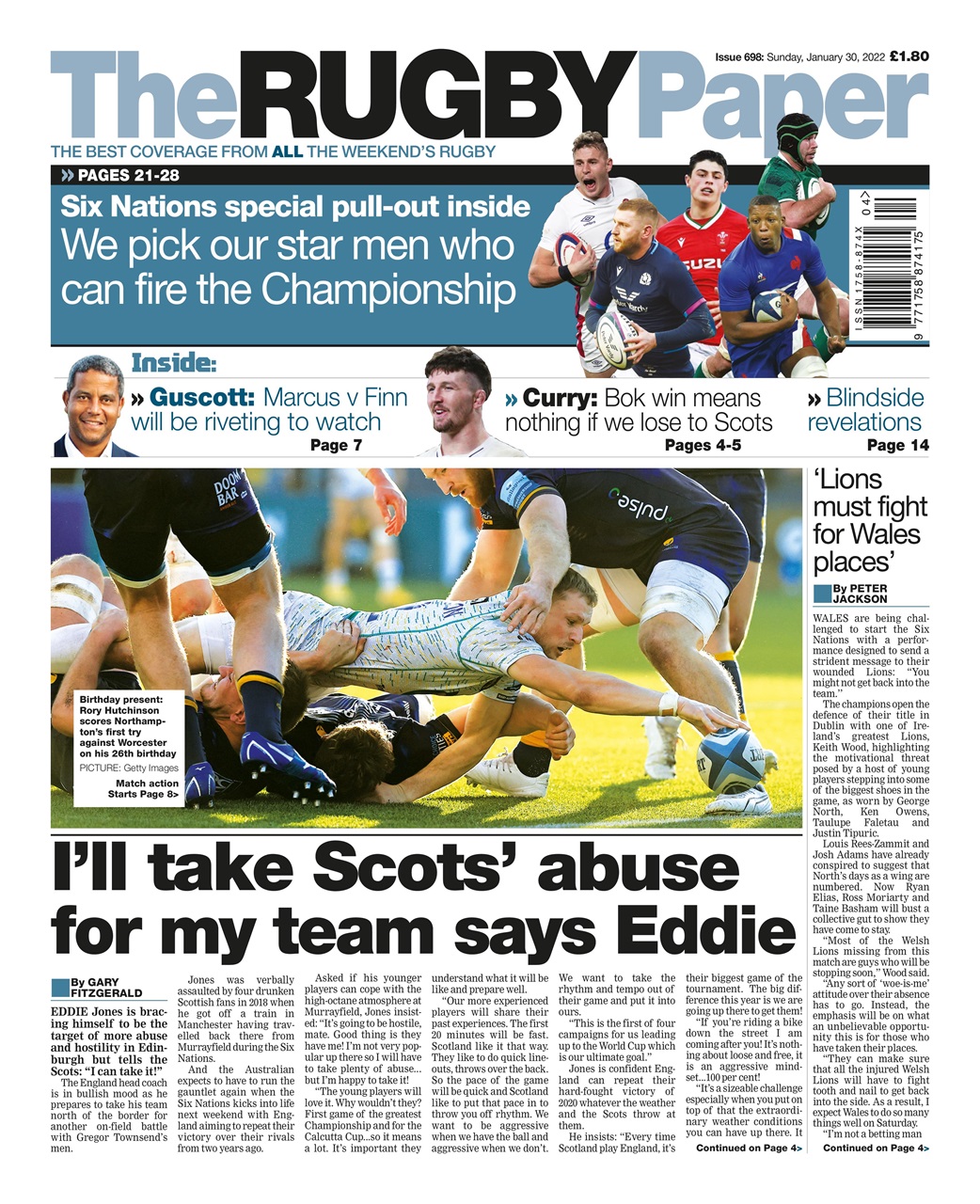 The Rugby Paper Magazine - 30 Jan 2022 Back Issue