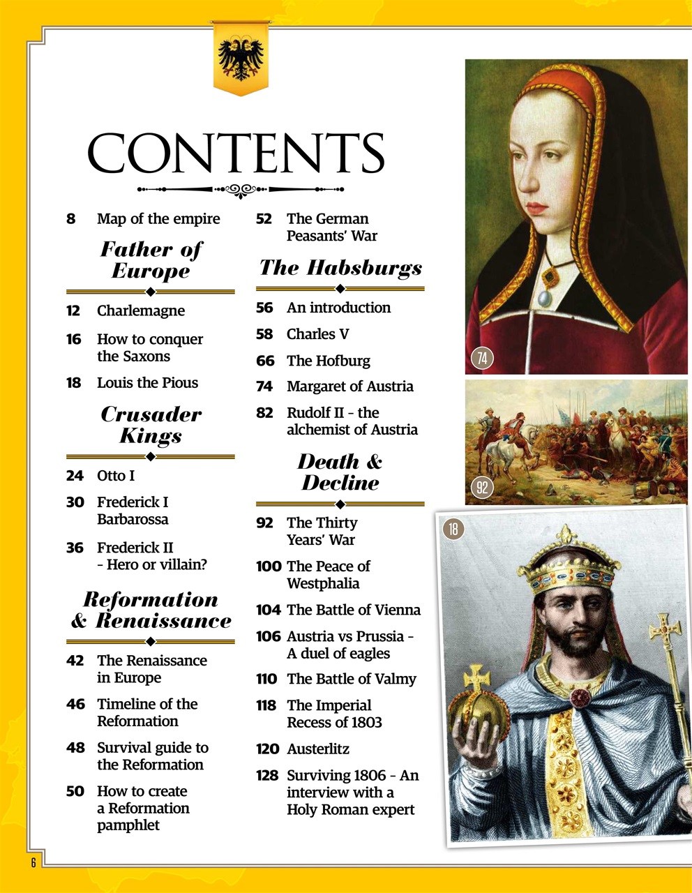 The History Anthology Magazine - All About History Holy Roman Empire ...