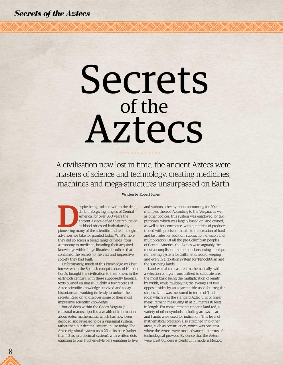 The History Anthology Magazine - All About History Aztecs Fourth ...