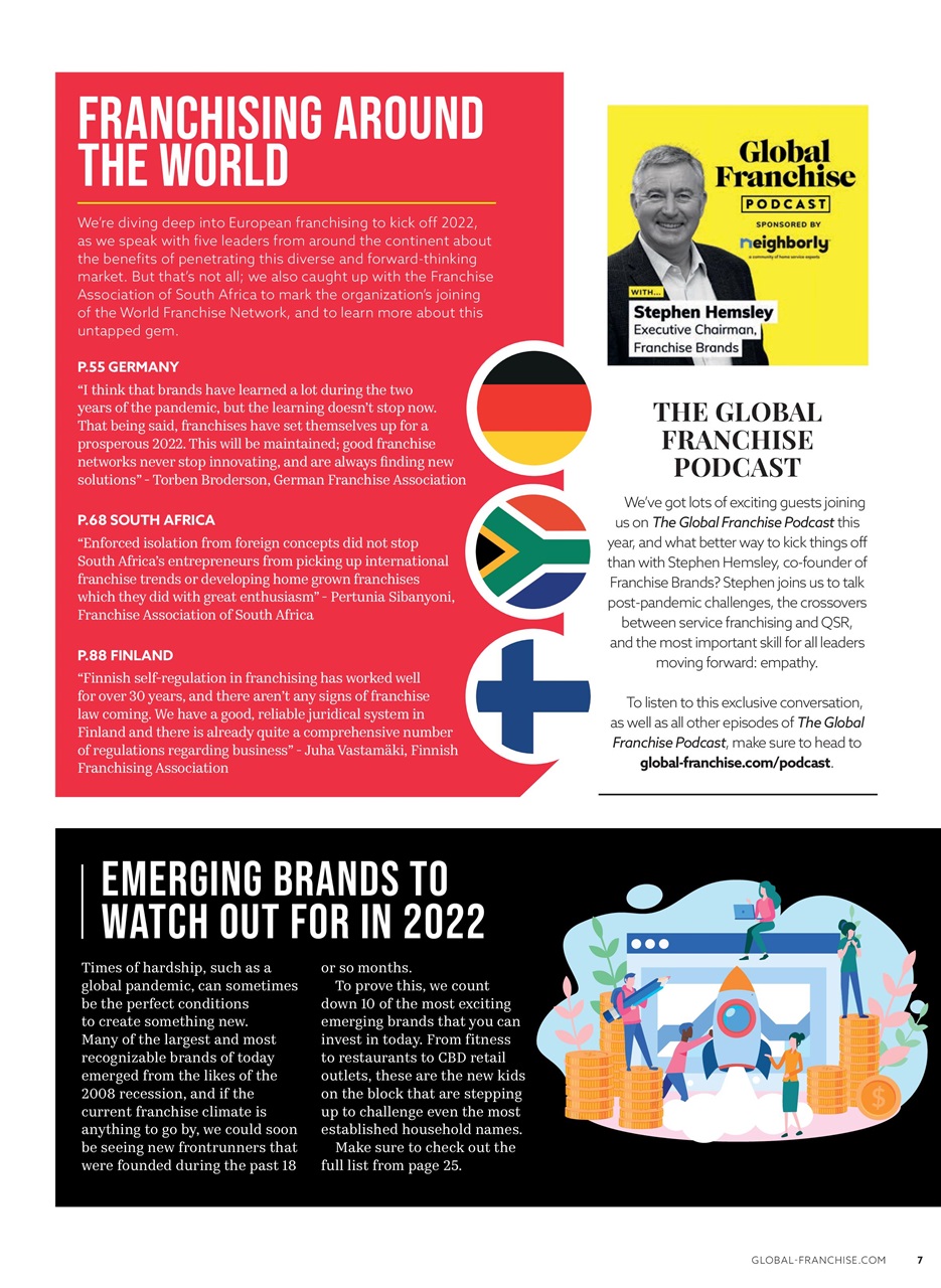 Global Franchise Magazine - Vol.6 No.7 Back Issue