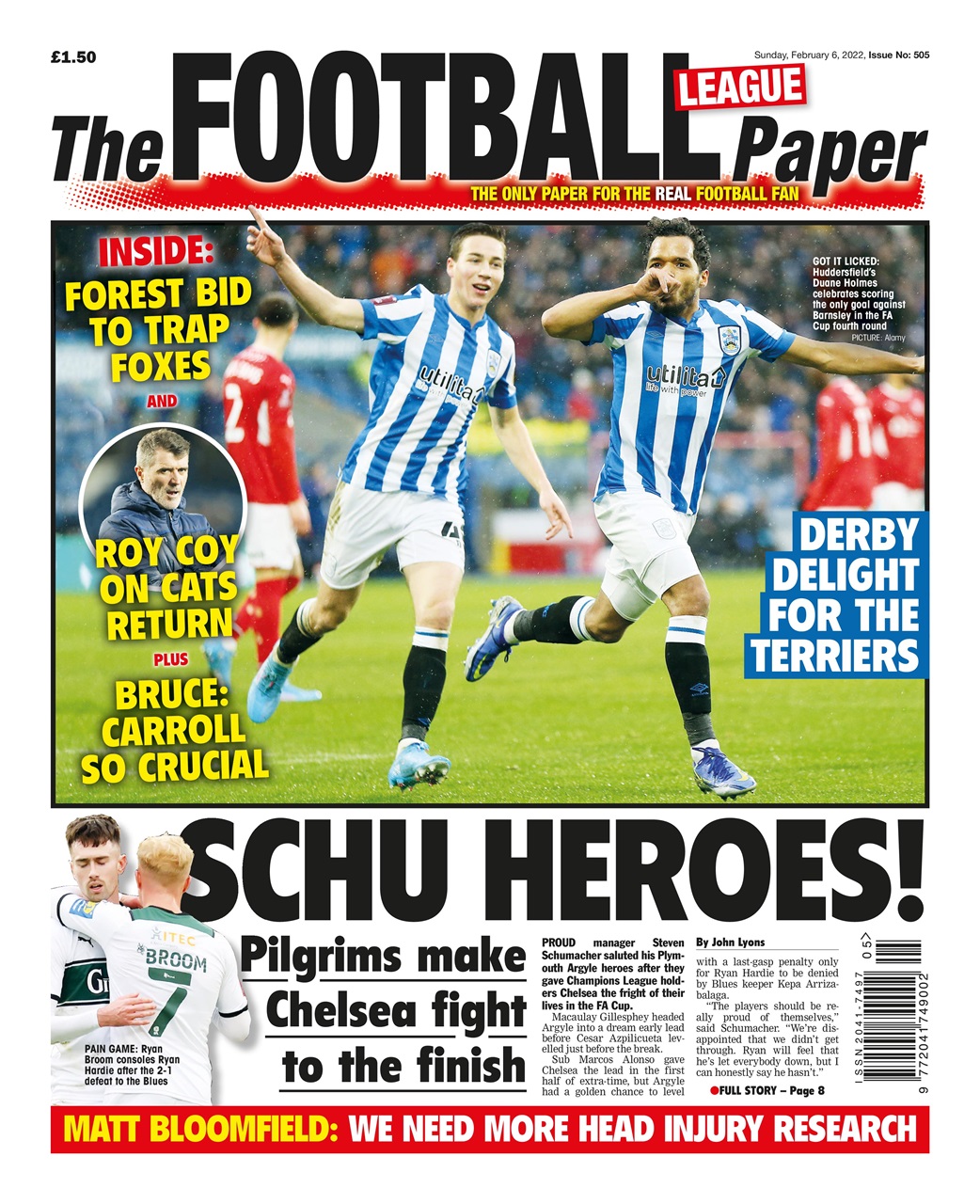 The Football League Paper Magazine - 6 Feb 2022 Back Issue