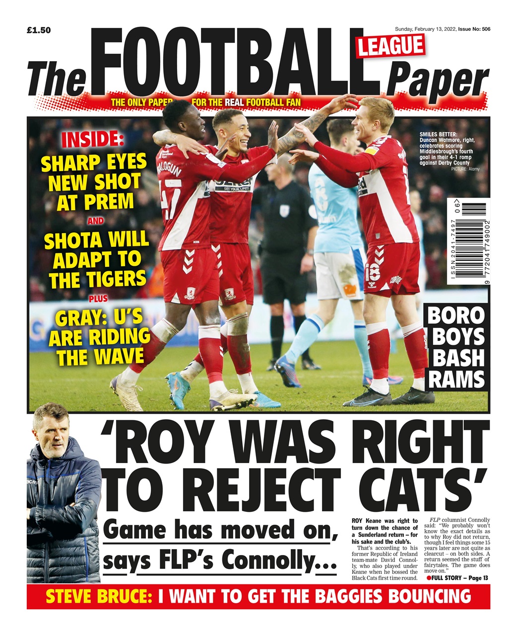 The Football League Paper Magazine - 13 Feb 2022 Edición anterior
