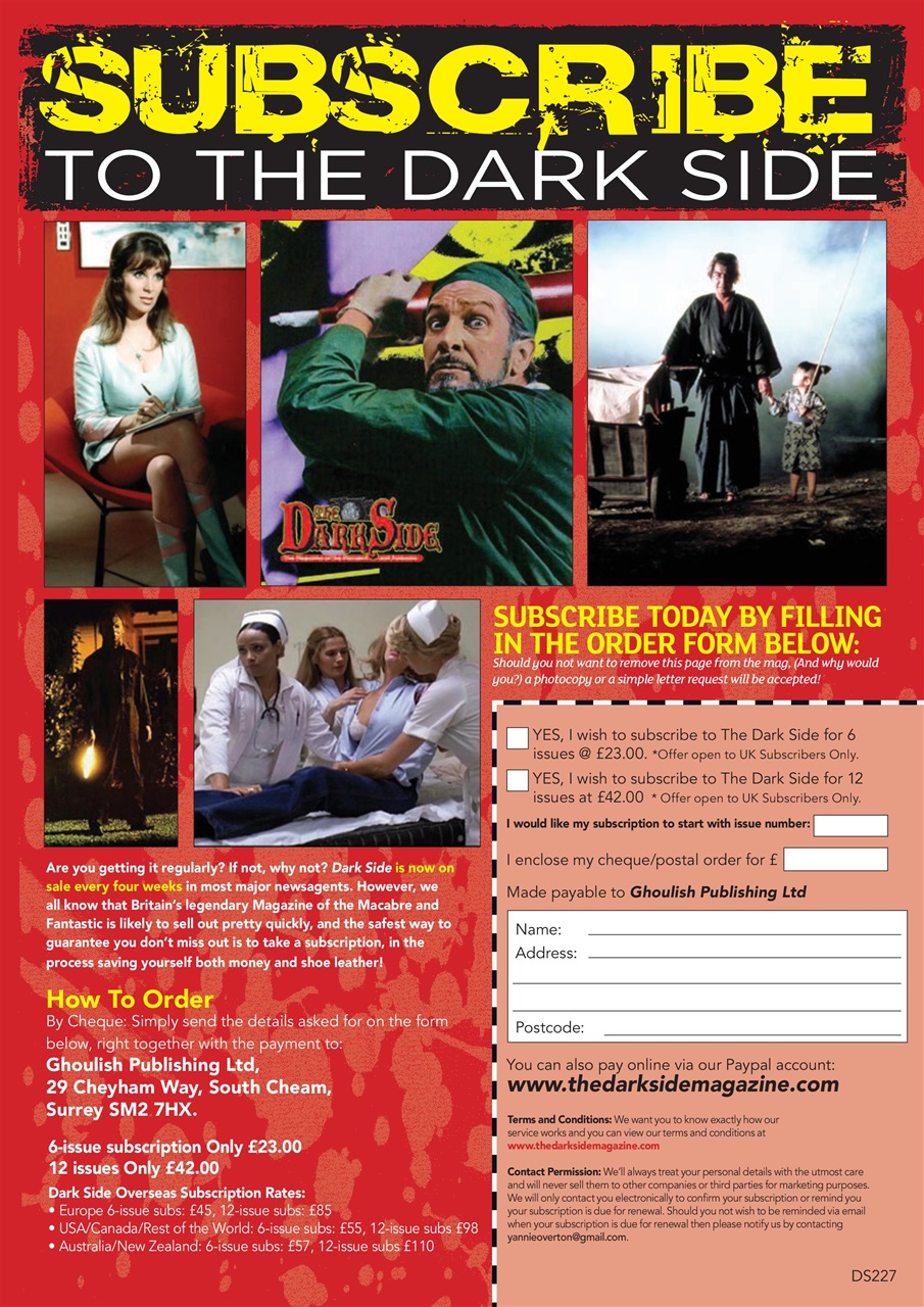 The Darkside Magazine - The Darkside 227 Back Issue