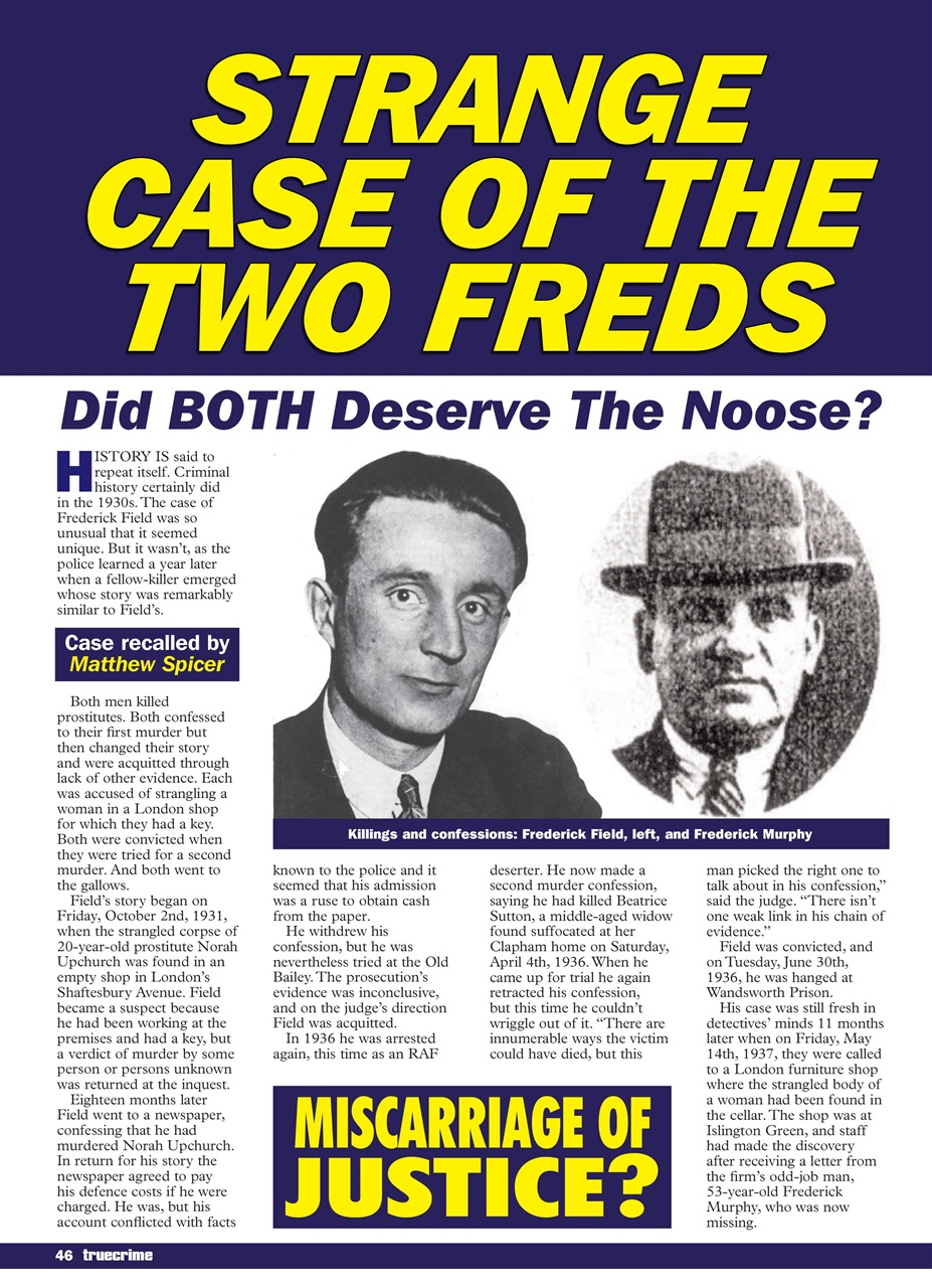 True Crime Magazine - True Crime March 2022 Back Issue