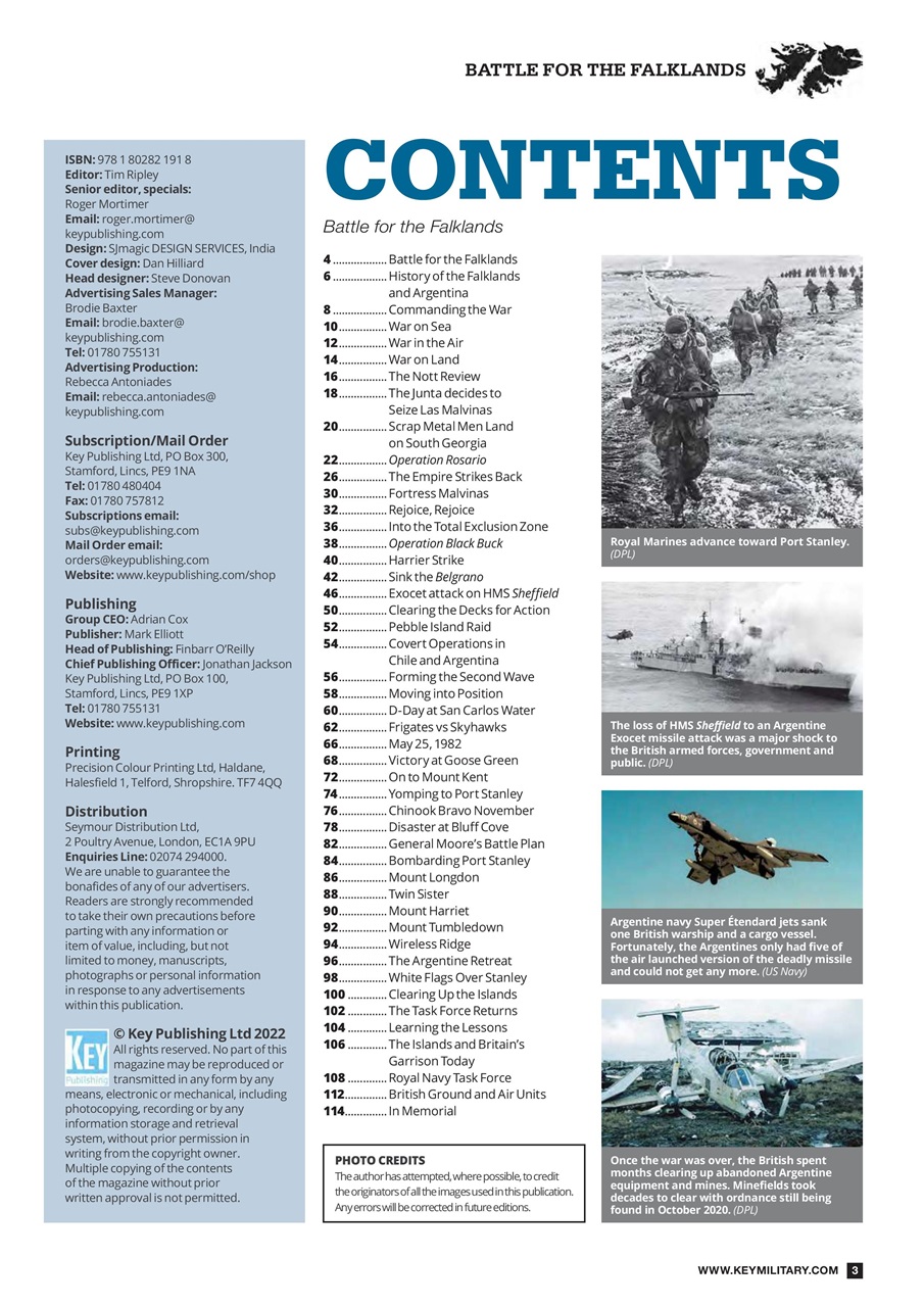Britain at War Magazine - Battle for the Falklands Special Issue