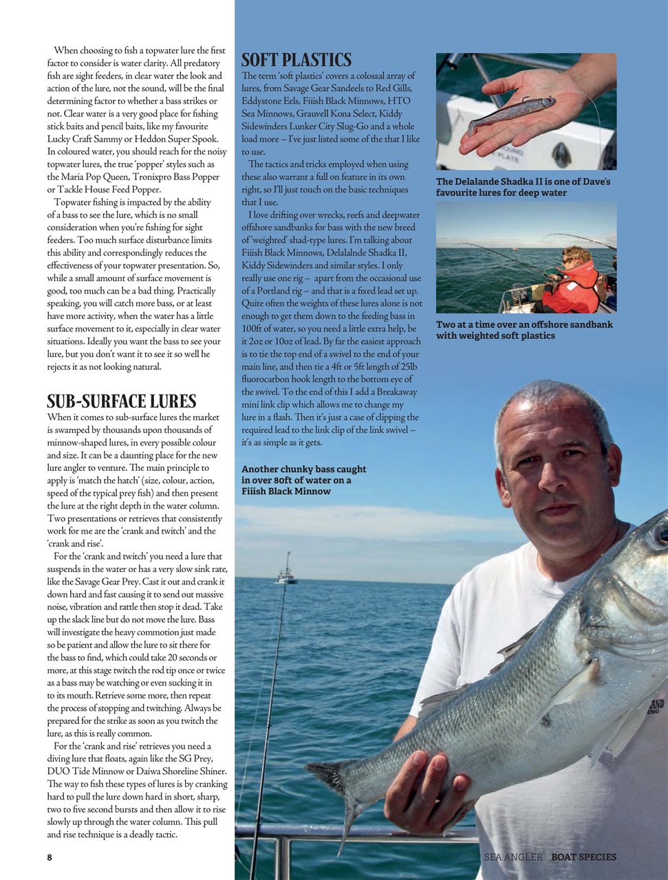 Sea Angler Guides Magazine - #5 Boat Species Back Issue