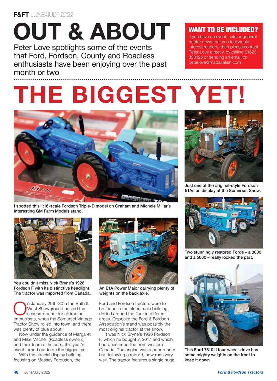 Ford & Fordson Magazine - Jun/Jul 2022 Back Issue