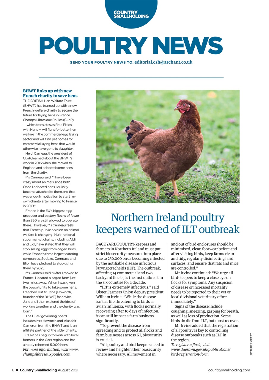 The Country Smallholder Magazine - August 2021 Back Issue