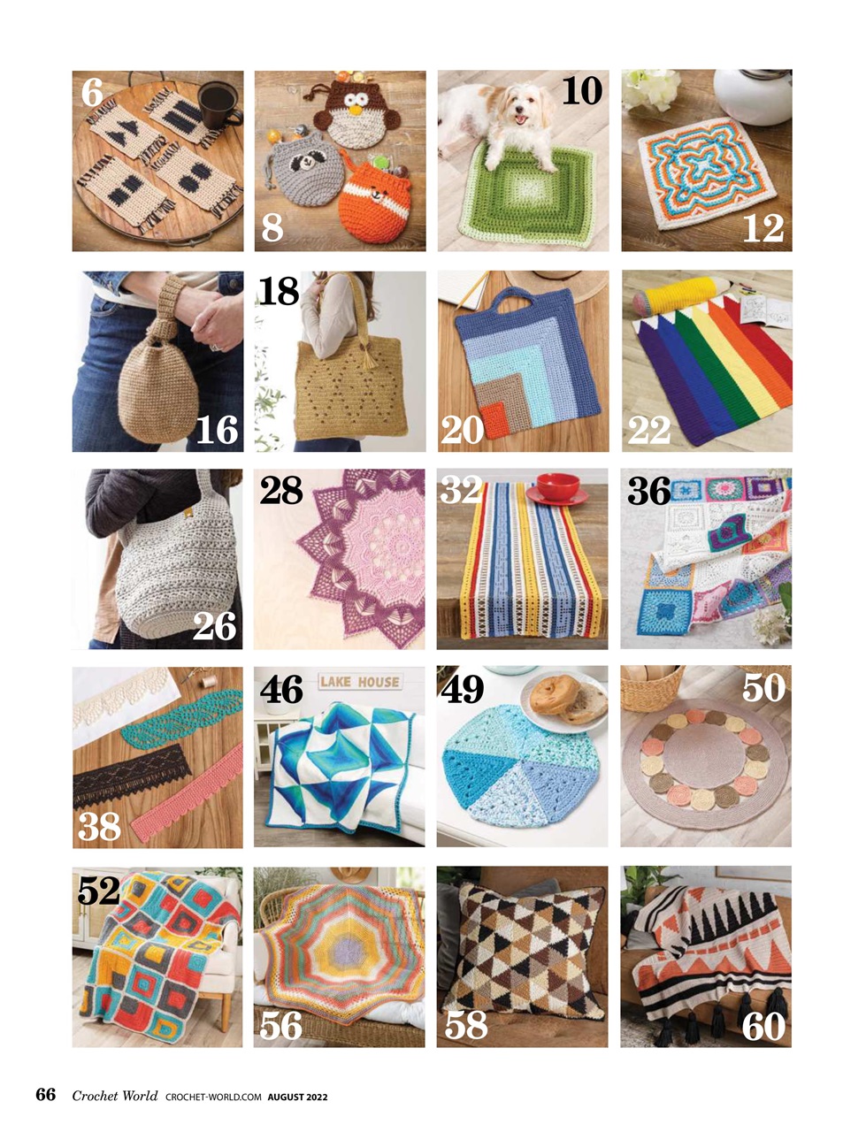 Crochet World Magazine - August 2022 Back Issue