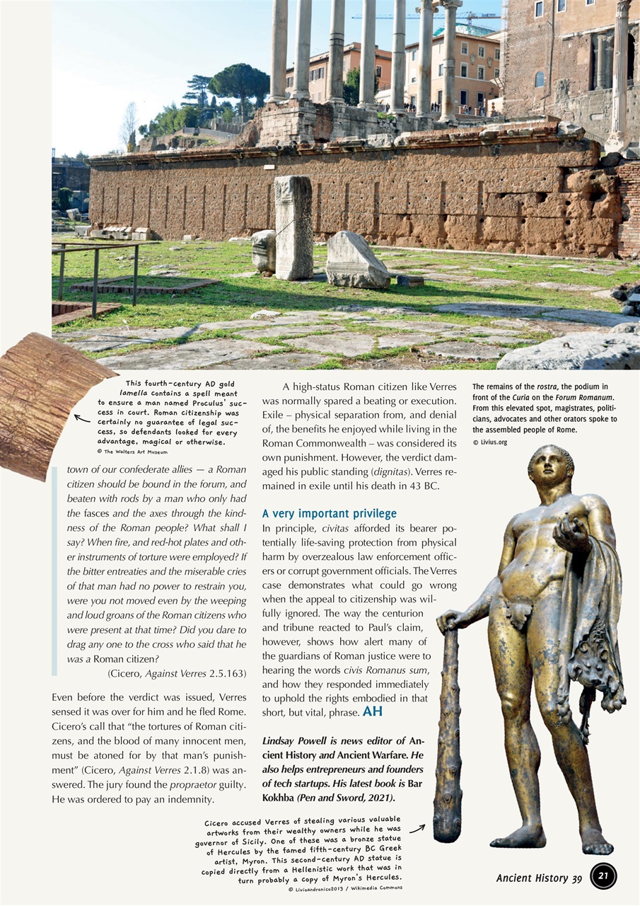Ancient History Magazine - 39 Back Issue