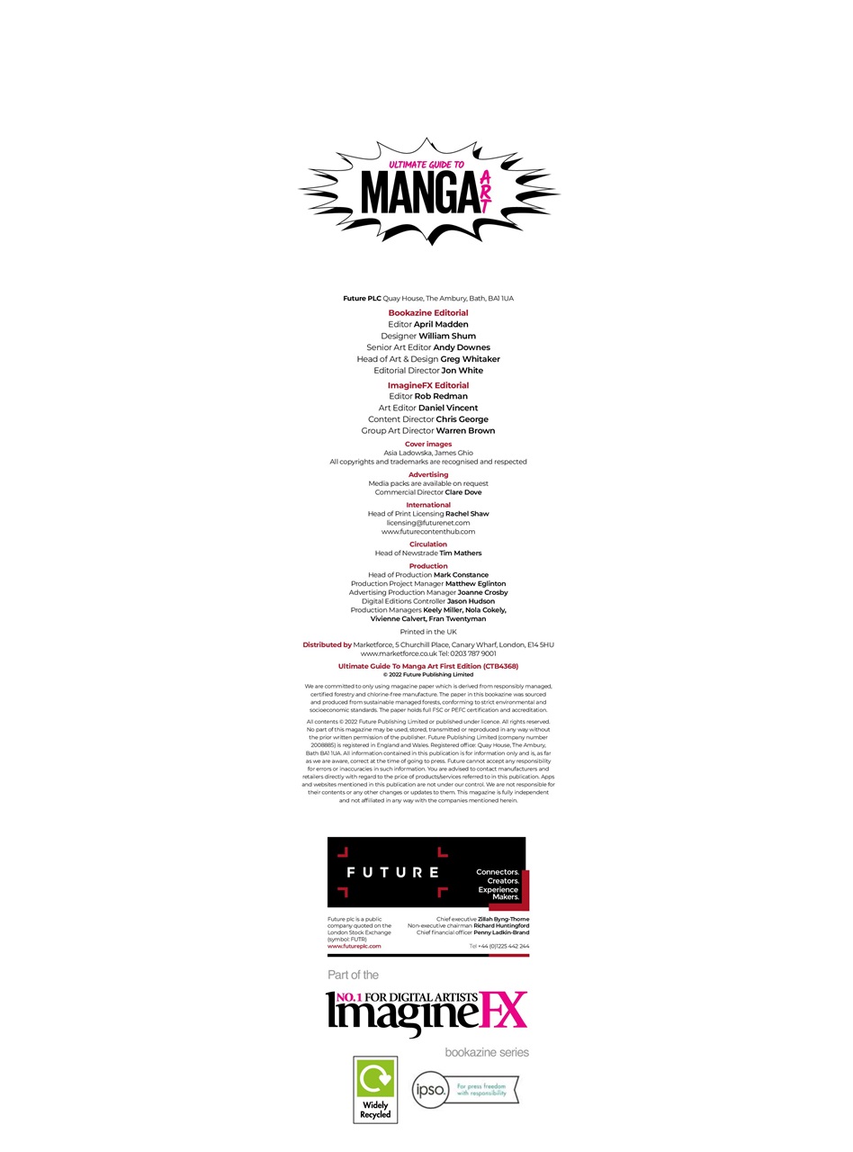 Creative Bookazine - Ultimate Guide to Manga Art First Edition Back Issue