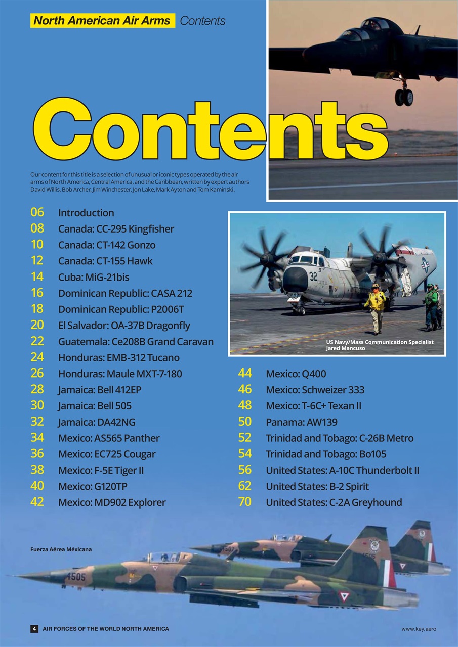 Combat Aircraft Journal Magazine - AirForces of the World: North ...