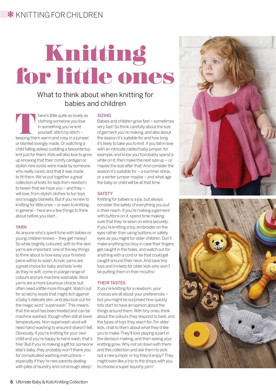 Simply Knitting Magazine - Ultimate Baby And Kids Knitting Collection ...