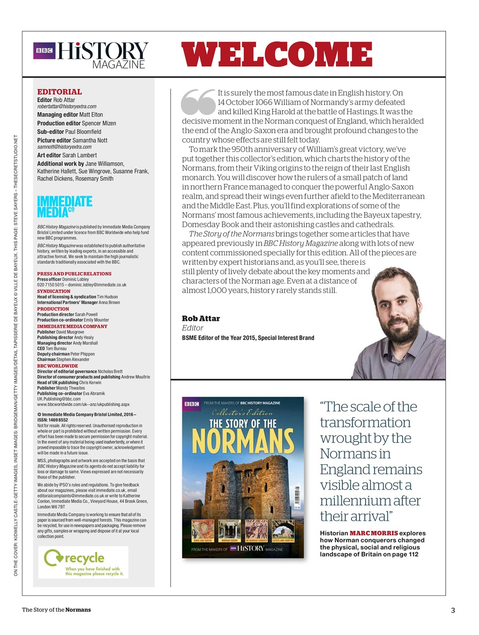 History Extra Magazine - The Story Of The Normans Special Issue