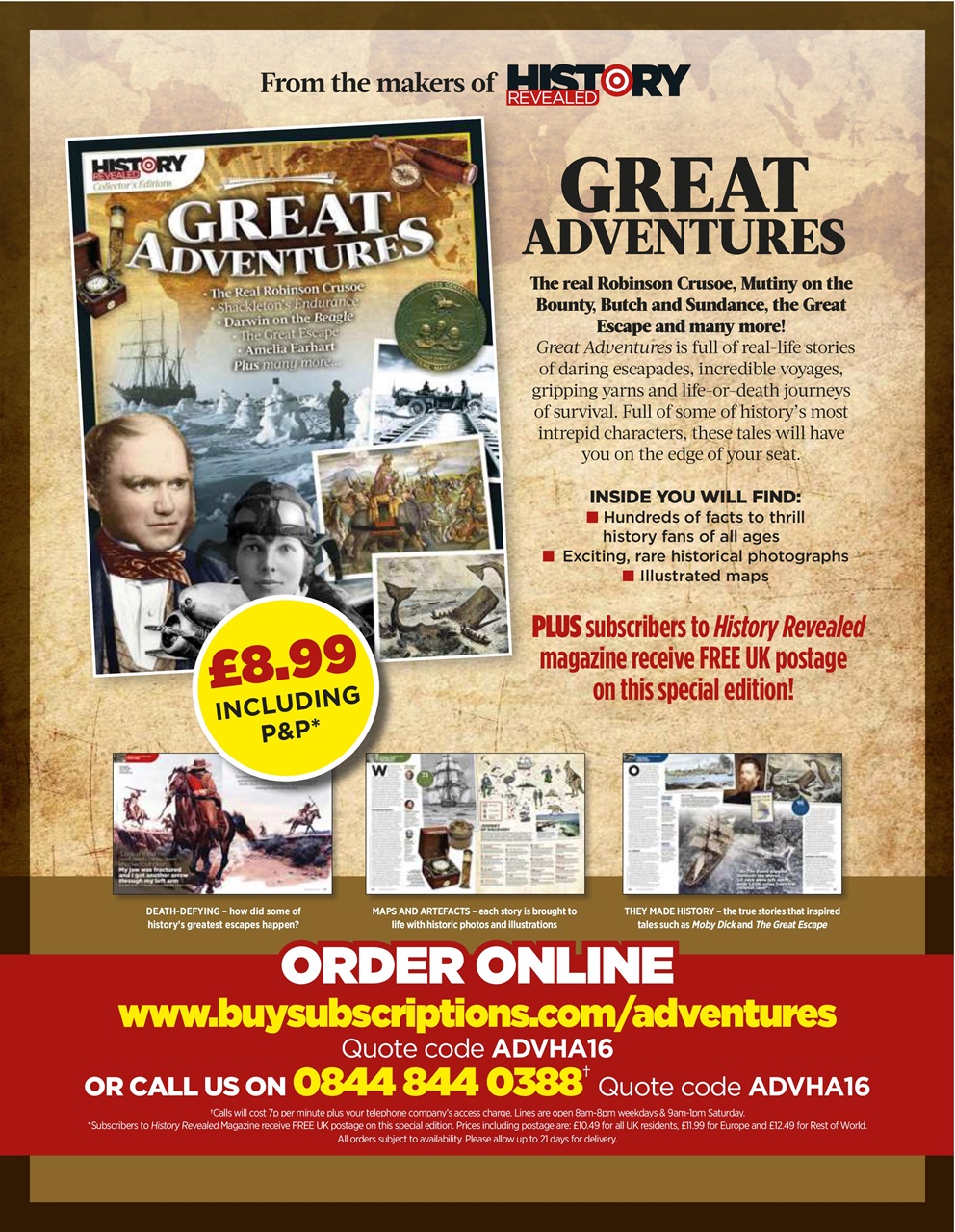 BBC History Revealed Magazine - Hollywood Histories Revealed Special Issue