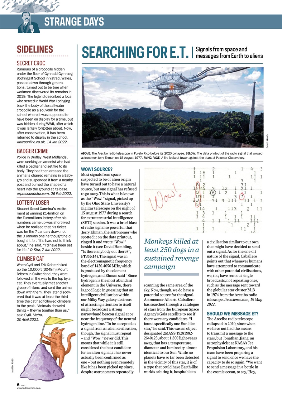 Fortean Times Magazine - 421 Back Issue