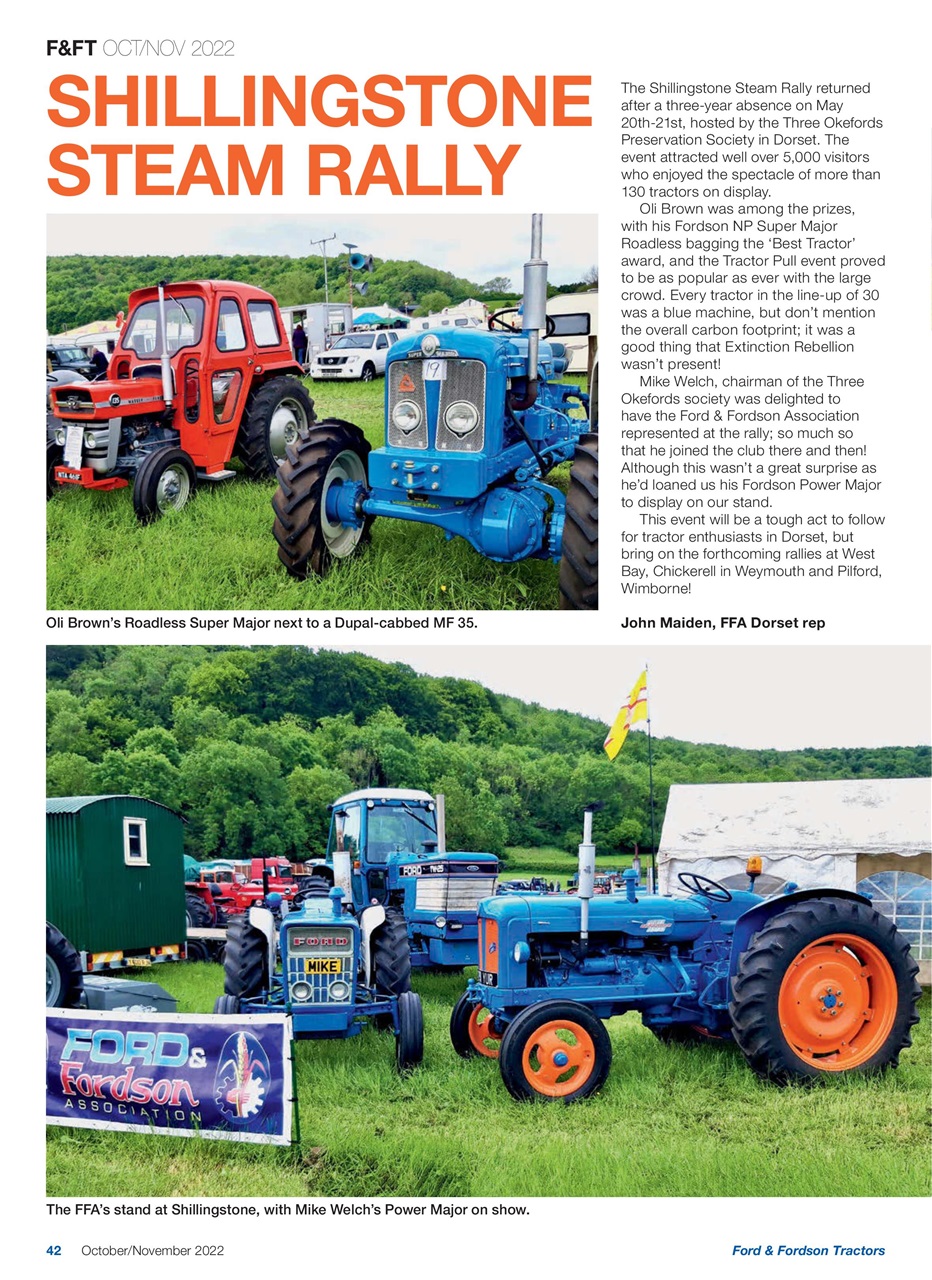 Ford & Fordson Magazine - October/November 2022 #111 Back Issue