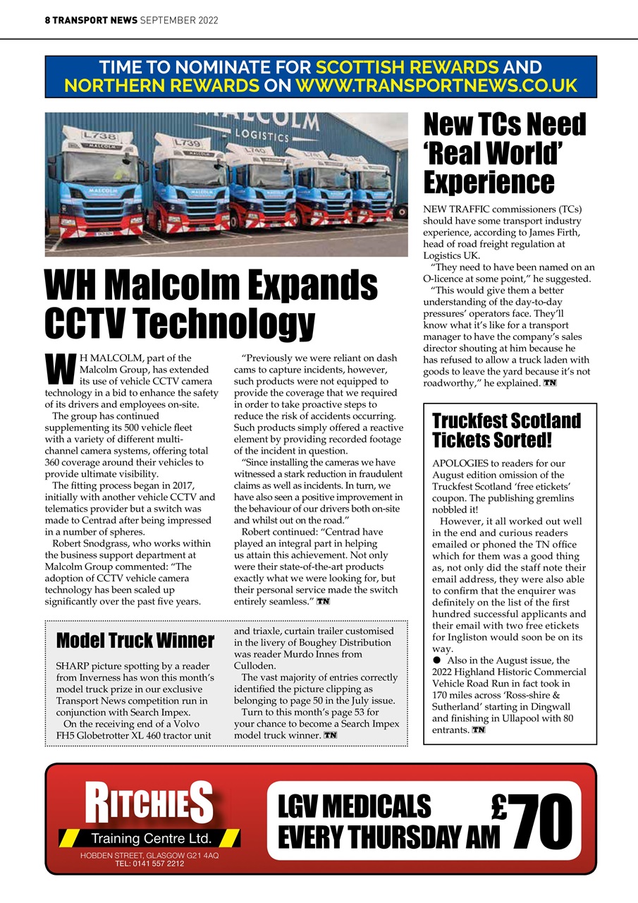 Transport News Magazine - Sep 2022 Back Issue