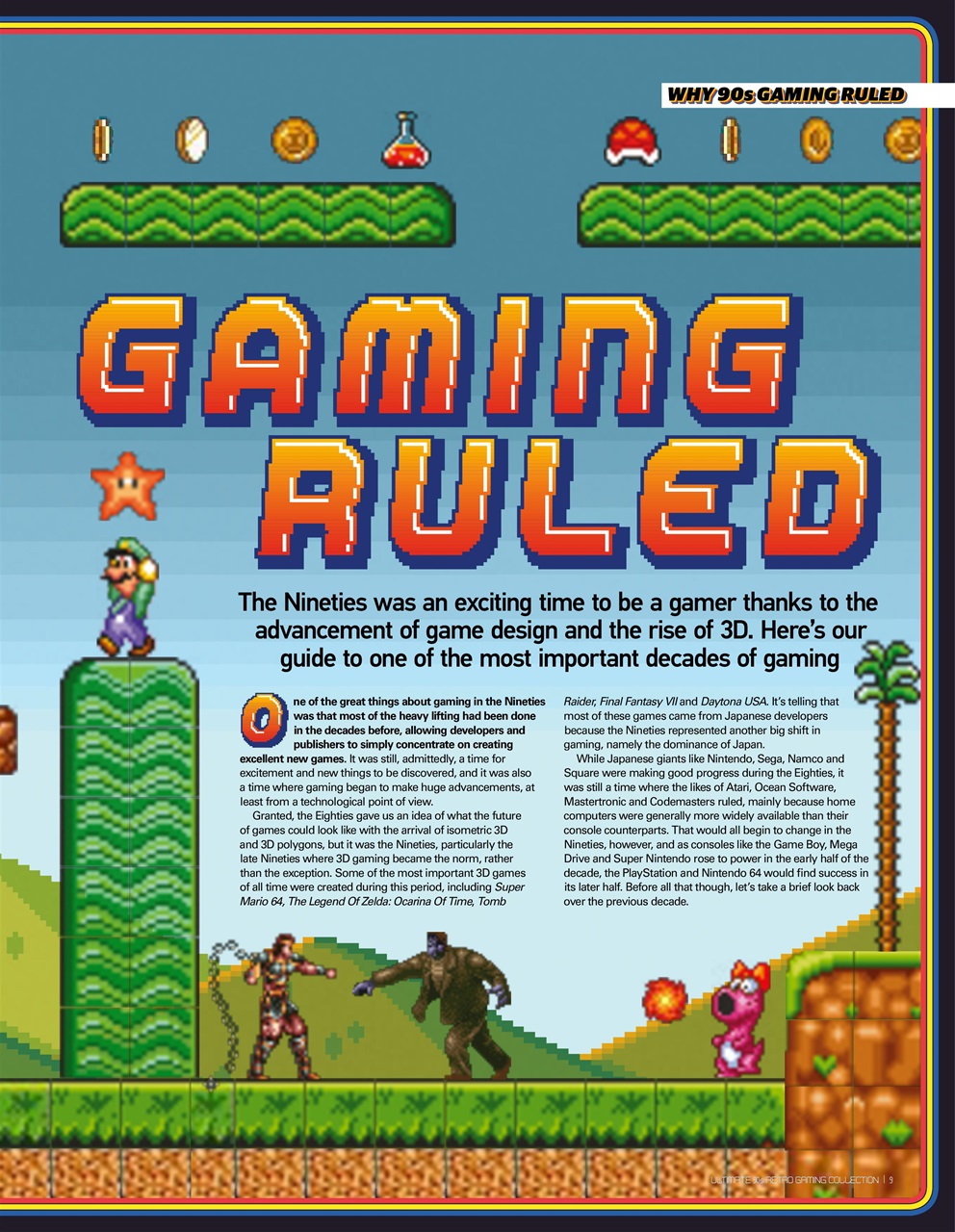 Gaming Bookazine - Ultimate 90s Retro Gaming Collection 3rd Edition ...